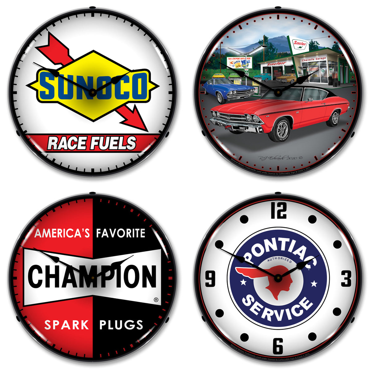 LED GM Brand Clocks | Vintage Oil & Gas Clocks | Outdoor Clocks ...