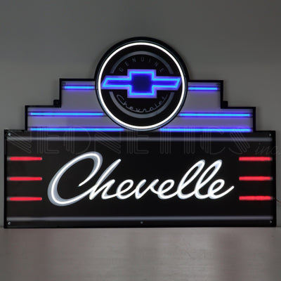 396 Turbo Jet Neon Sign in Steel Can – Grease Monkey Garage
