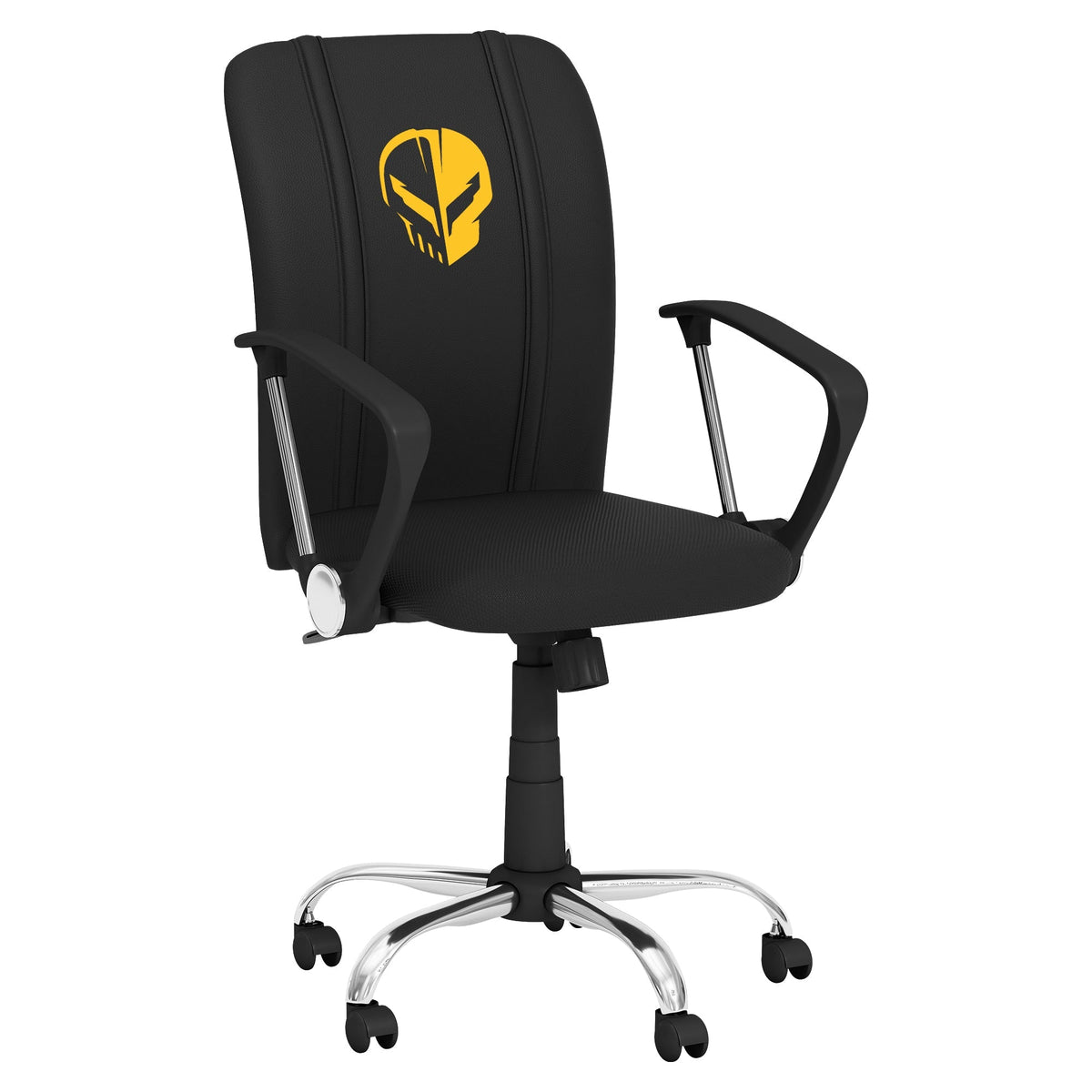 Curve Task Chair with Corvette Jake Symbol Yellow Logo – Grease Monkey ...