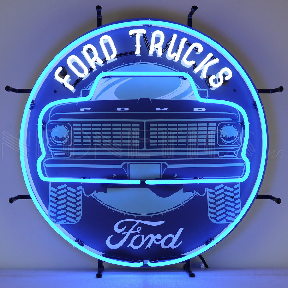 Ford Trucks Square Body Neon Sign – Grease Monkey Garage