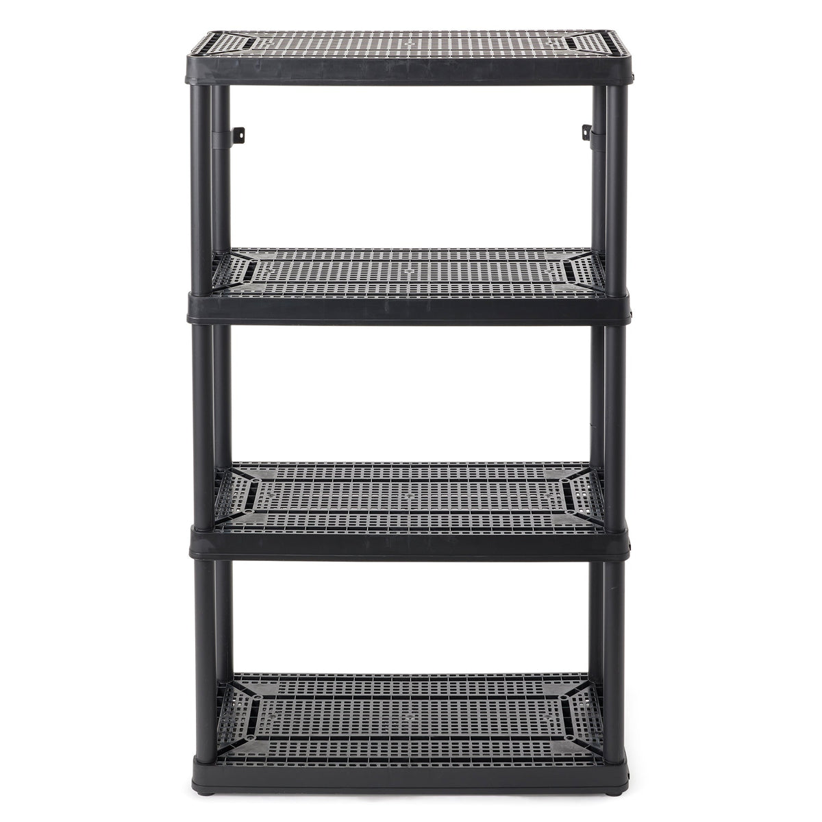 Gracious Living 4 Shelf Fixed Height Medium Duty Storage Rack, 2 Pack ...