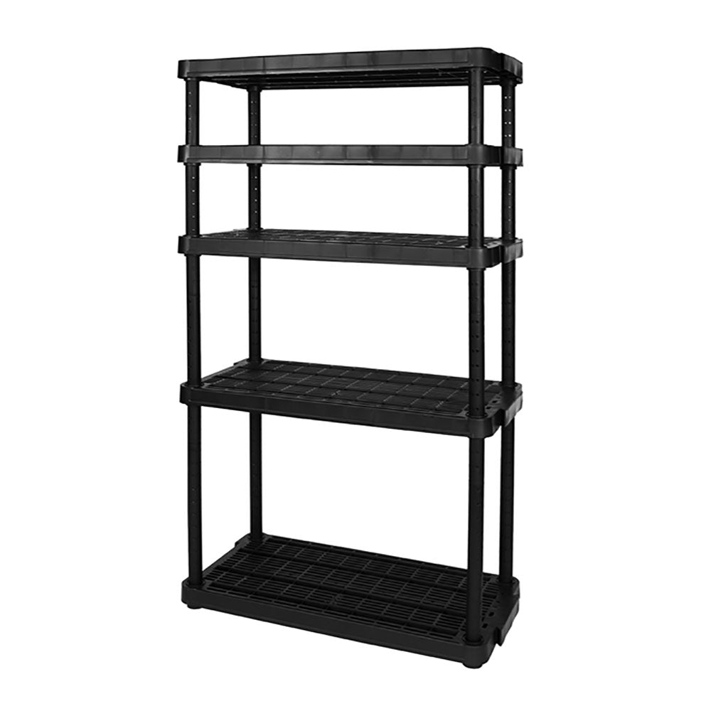 Gracious Living 5 Shelf Adjustable Ventilated Heavy Duty Shelving Unit ...