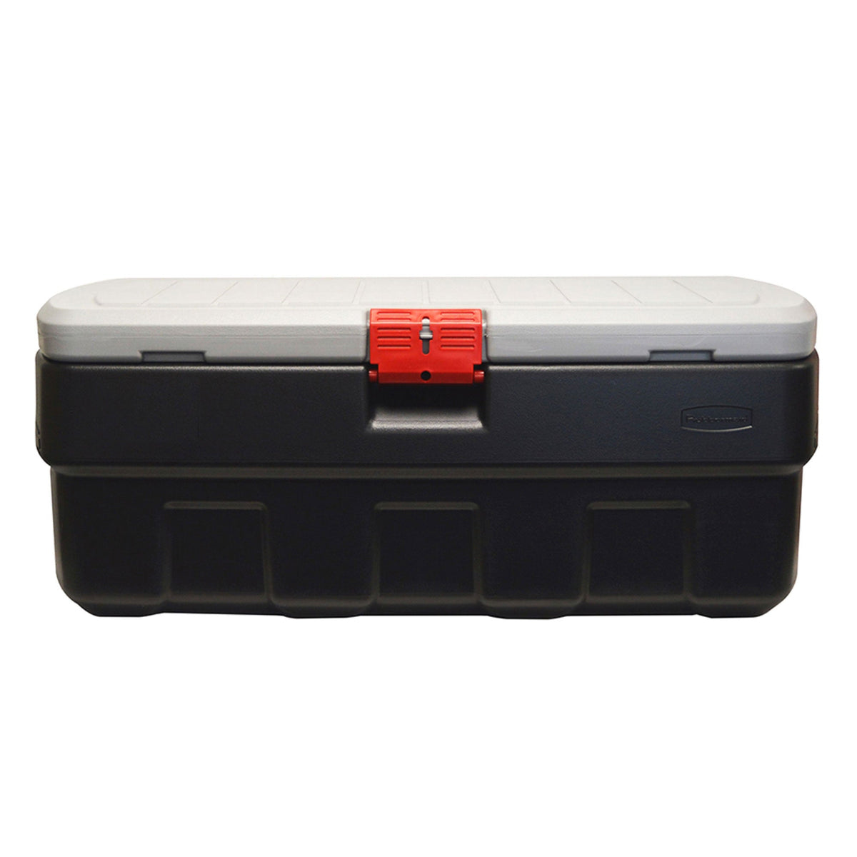 Rubbermaid 48 Gallon Black Action Packer Lockable Latch Storage Box To ...