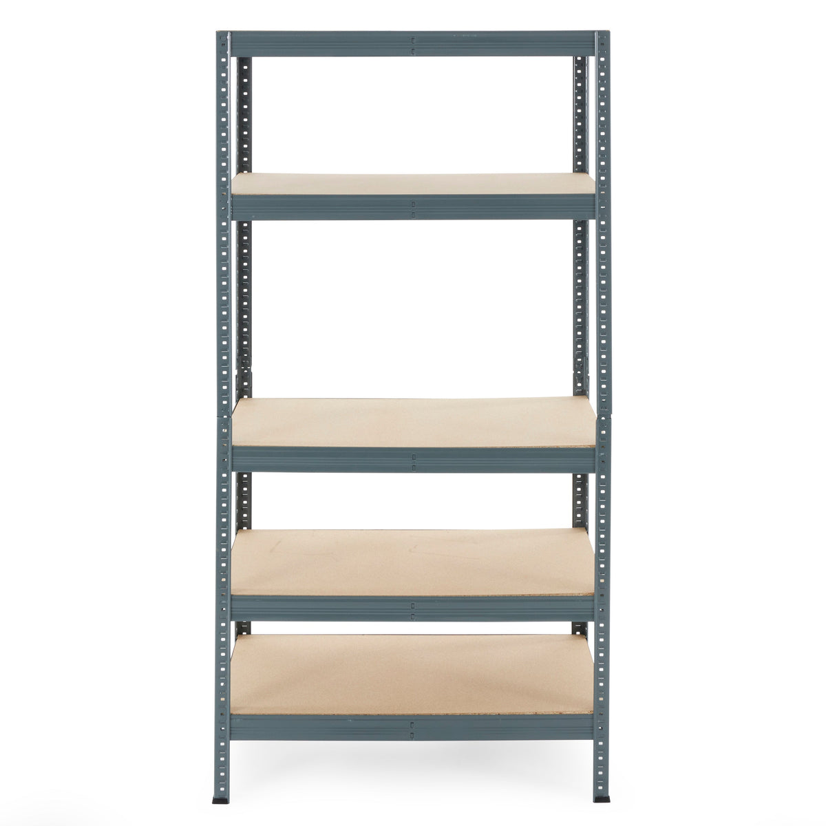 Trestles 36 x 72" 5 Adjustable Metal Shelve Garage Storage Unit, 800 l ...