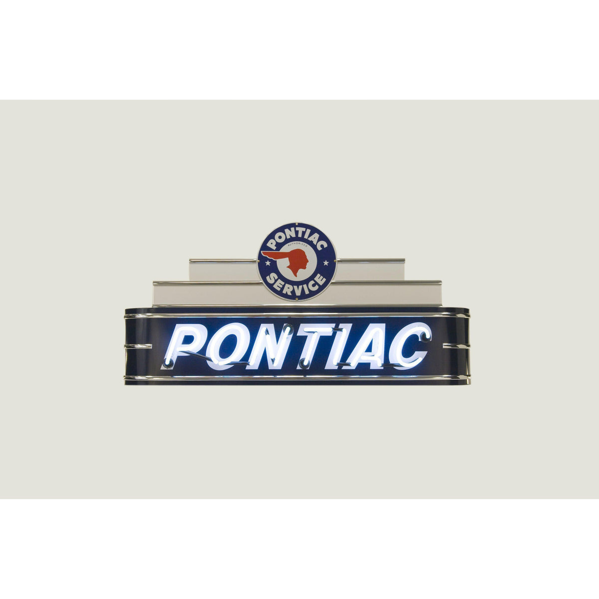 Art Deco Marquee Pontiac Neon Sign – Grease Monkey Garage