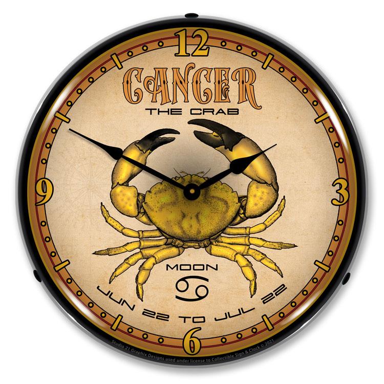 Cancer LED Clock – Grease Monkey Garage