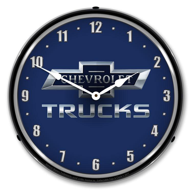 Chevrolet Trucks 100th Anniversary Backlit LED Clock – Grease Monkey Garage