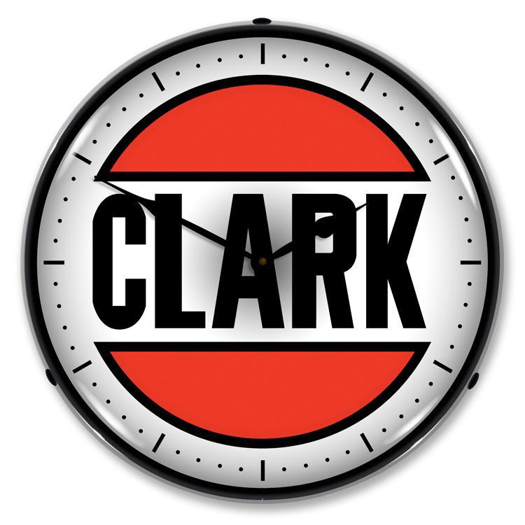 Clark Gas Backlit LED Clock – Grease Monkey Garage