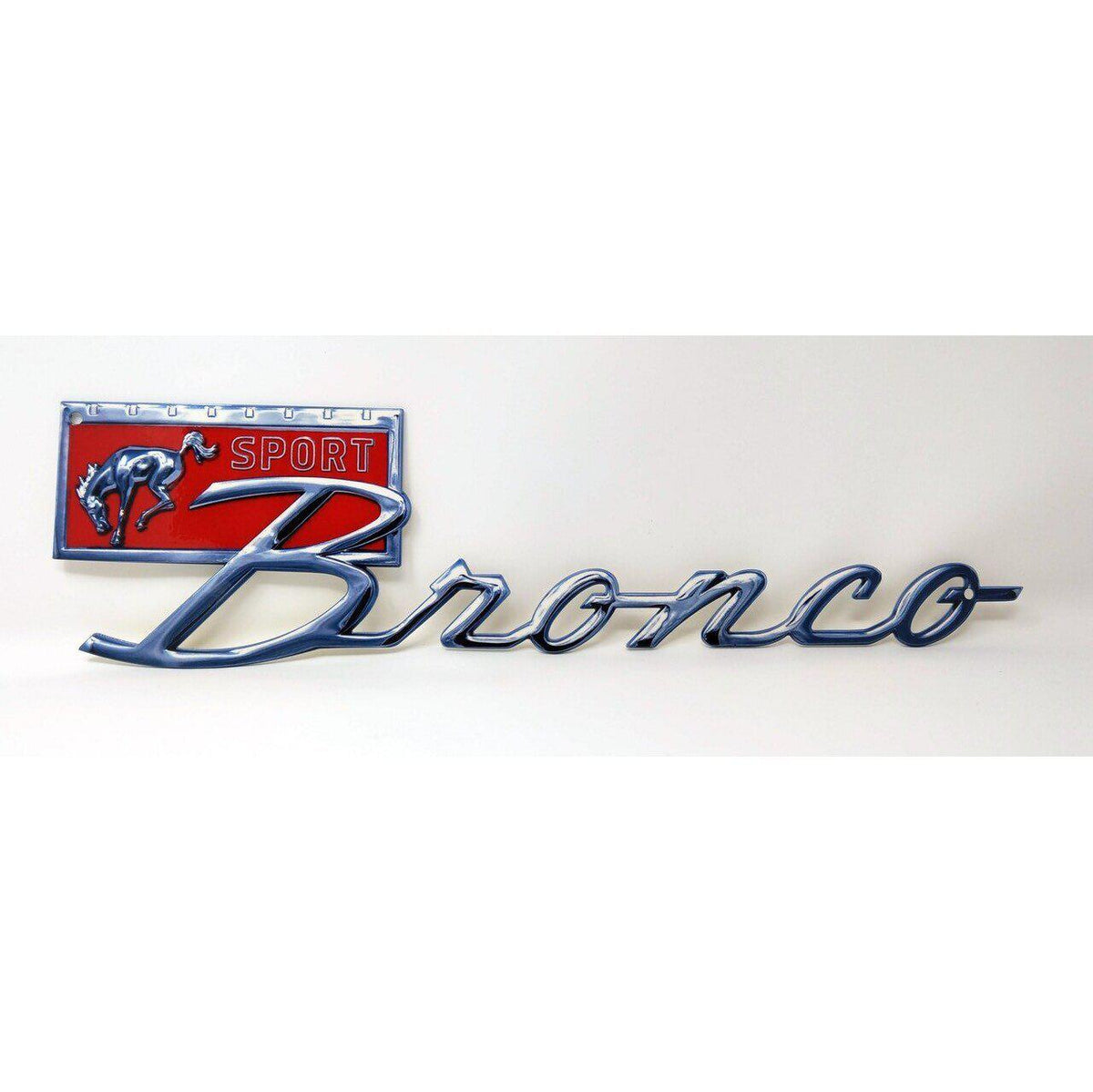 Ford Bronco Sport Emblem Metal Sign – Grease Monkey Garage