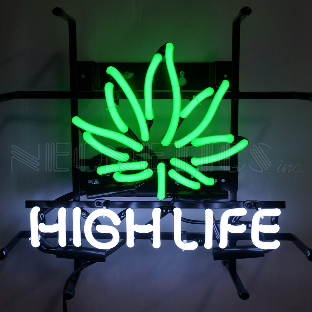 Neonetics High Life Junior Neon Sign | Grease Monkey Garage