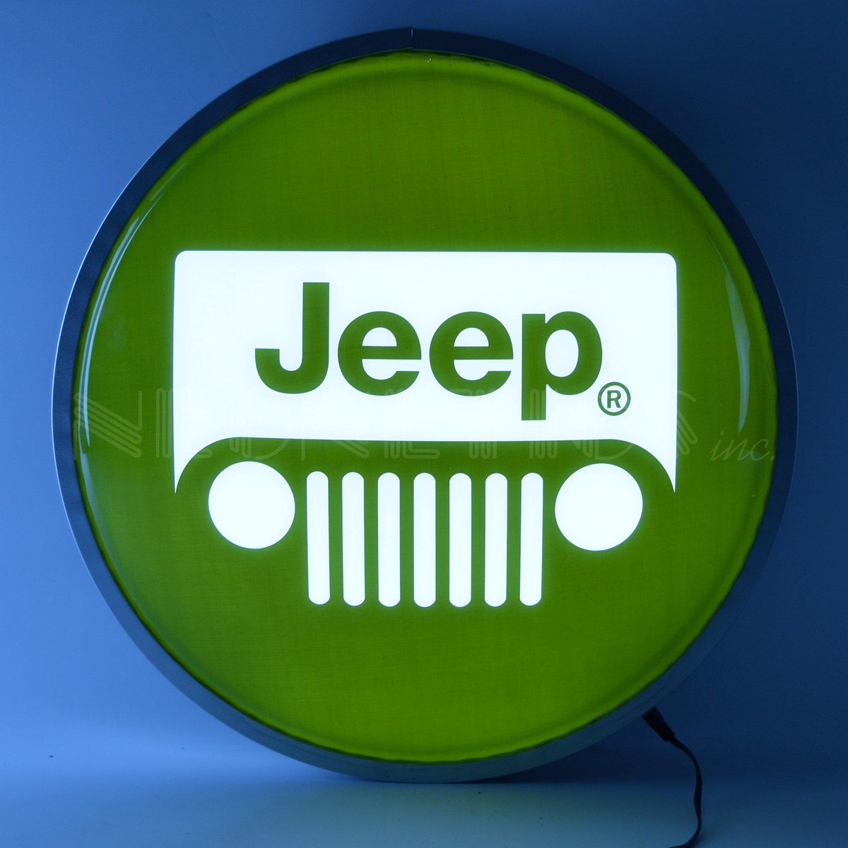 Brilliant Neonetics Jeep Backlit LED Sign (15") for Garage or Man Cave ...